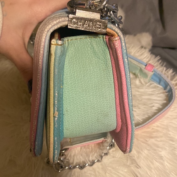 CHANEL | Bags | Chanel Rainbow Cuba Boy Handbag 28 Spring Collection ...